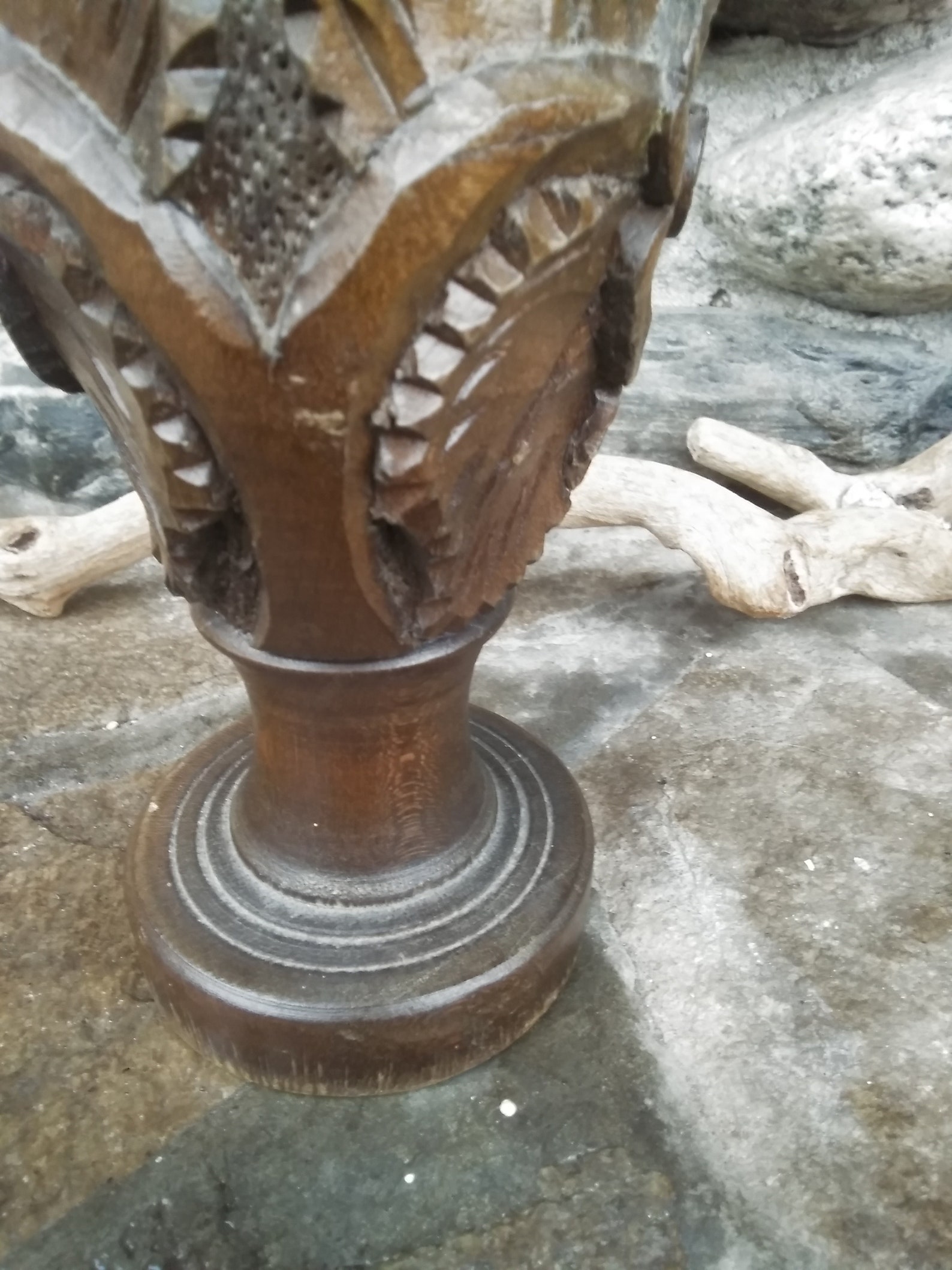 Handmade Wooden Vase Unique Hand Carved Vase Wooden Vase - Etsy