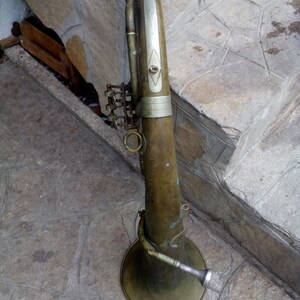 Old Musical Instrument Vintage Music Decoration Musical Metal Tubing ...