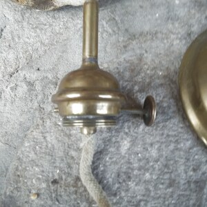 Vintage Brass French Oil Lamp Old Bronze Gas Lamp Antique French Oil ...