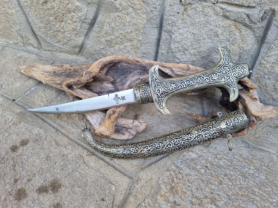 Arabic Old Knife \ Arabic Dagger \ Antique Model Knife \ Richly ...