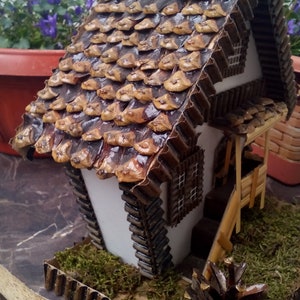 Model of a House Made Entirely of Natural Materials - Handmade Model of ...