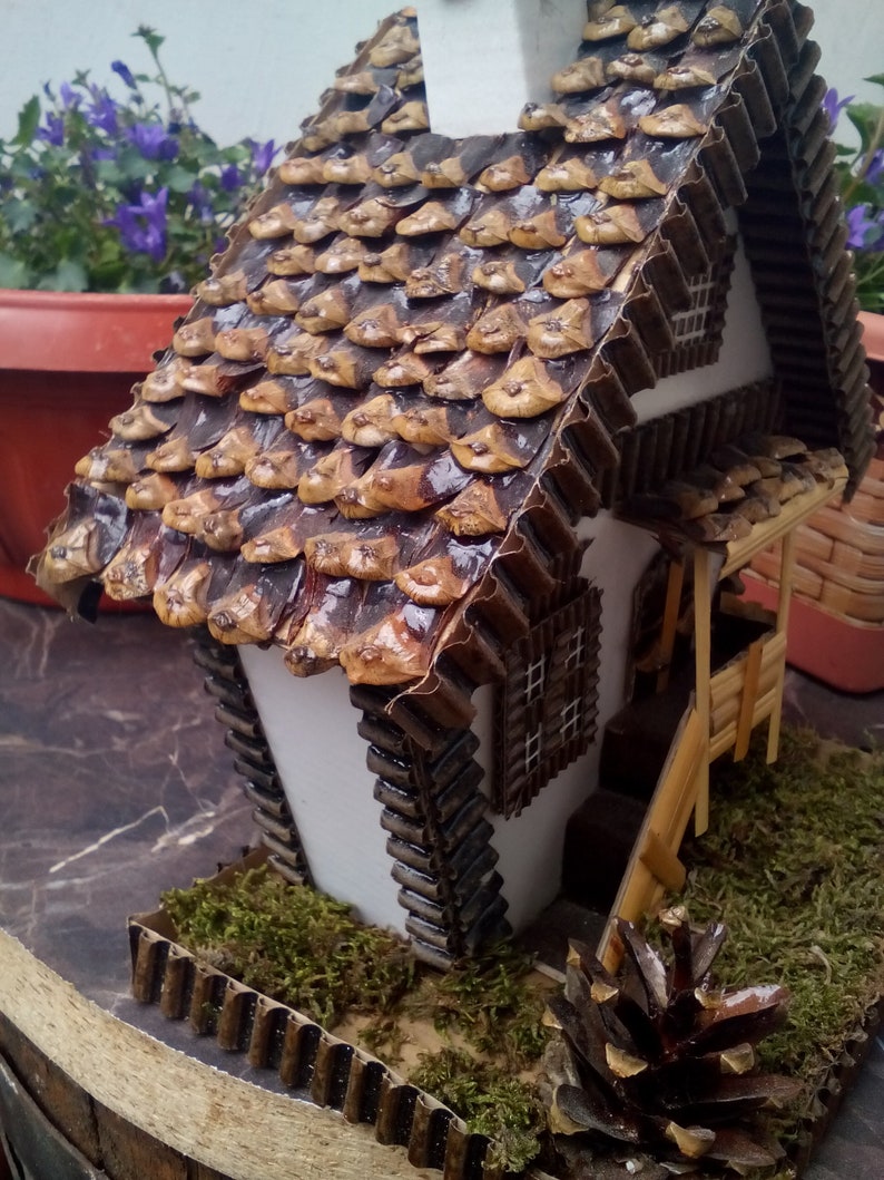 Model of a House Made Entirely of Natural Materials Handmade | Etsy