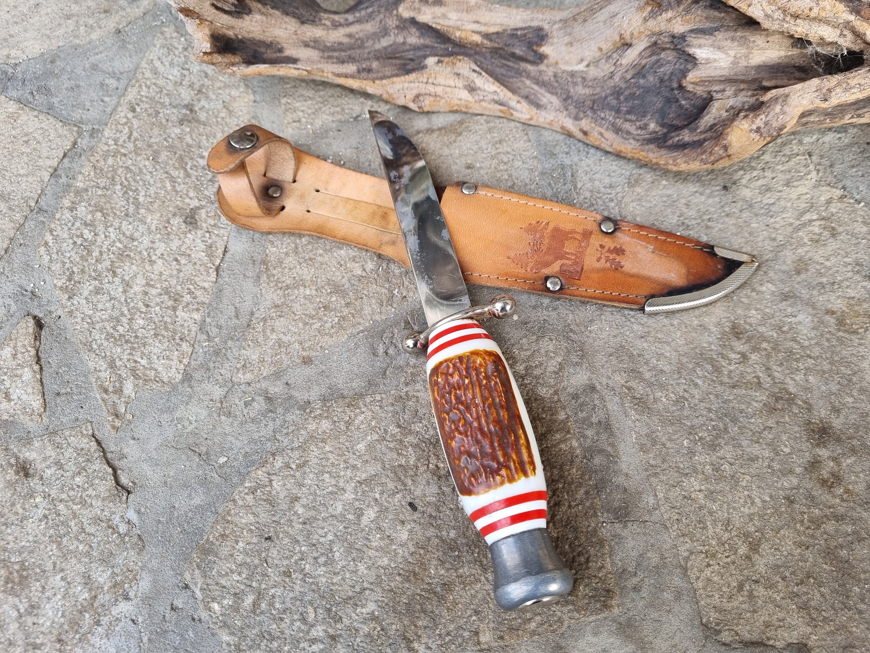 Hand Made Unique Knife an Old Knife With an Horn Handl - Etsy