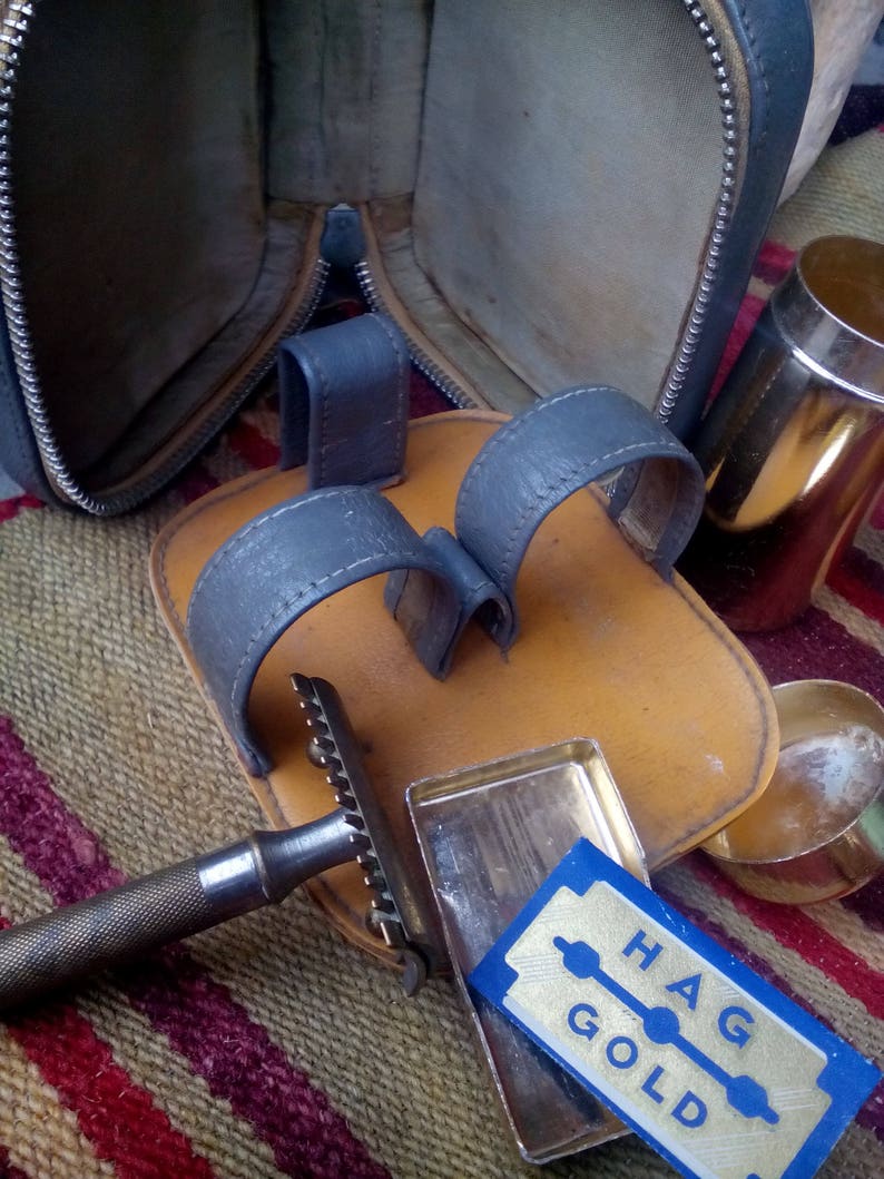 Old Shaving Kit Man Shaving Kit Barber Kit Gift Idea | Etsy