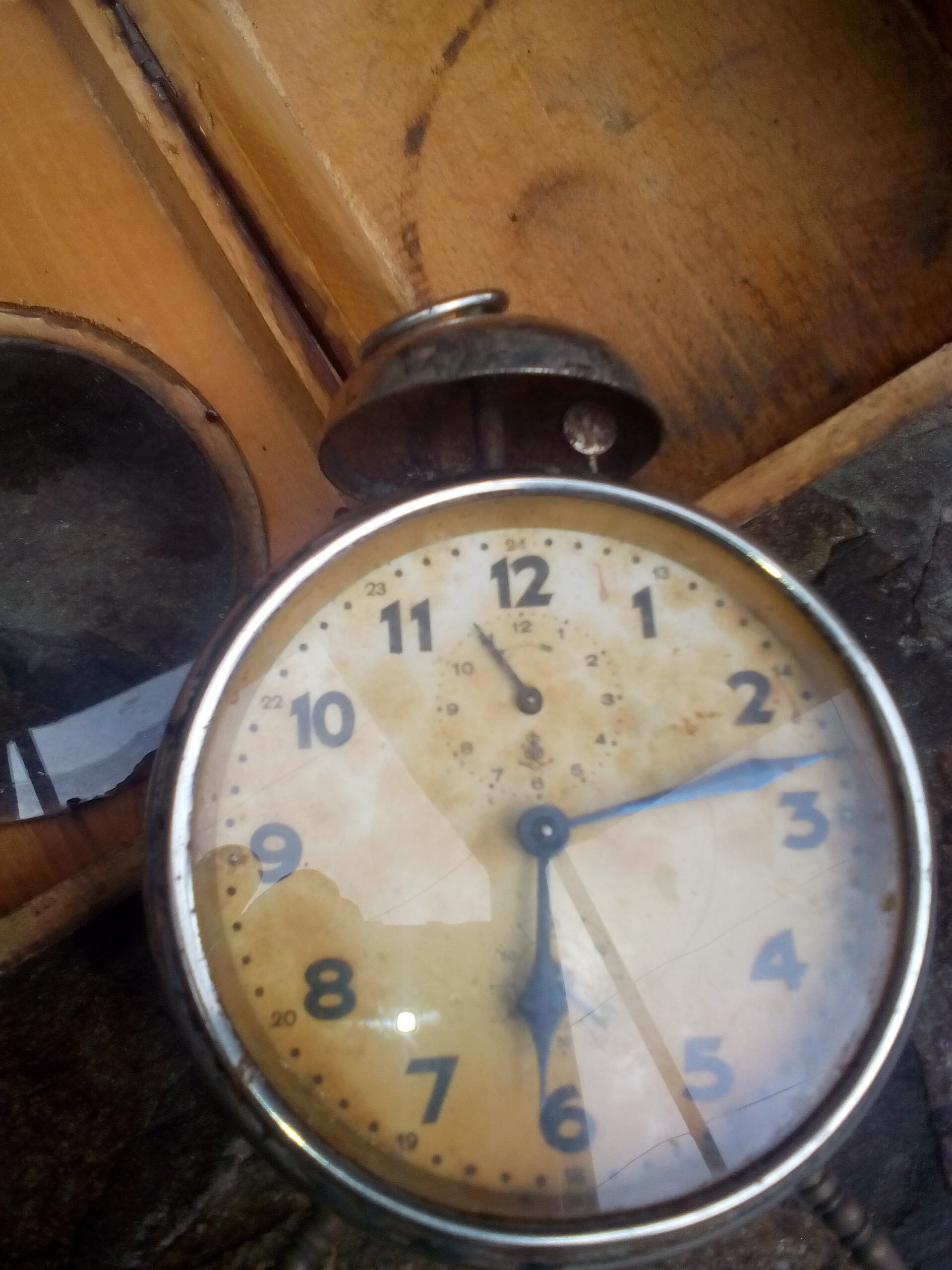 Antique Clock Box and Gustav Becker Alarm Clock Old Wooden - Etsy