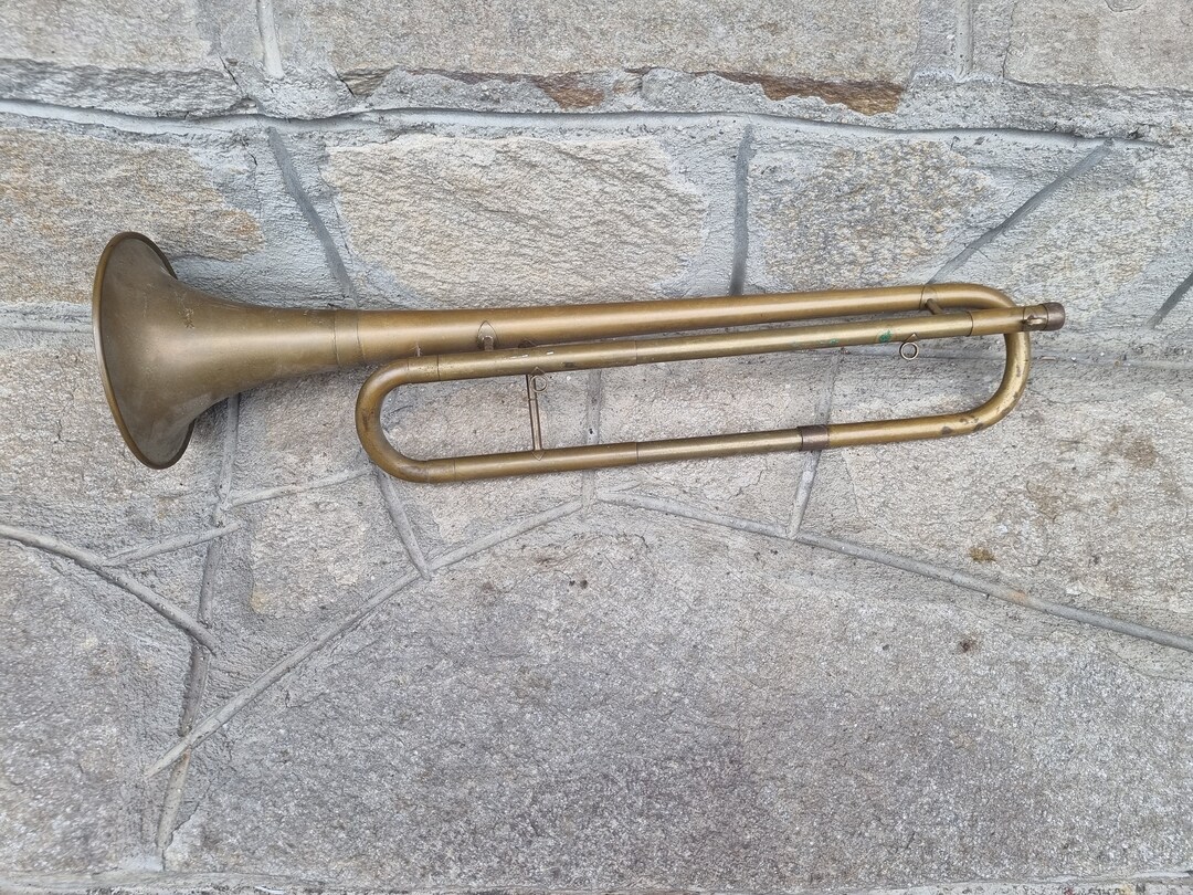 Vintage Trumpet AMATI Brass Musical Instrument Old Musical Tool ...