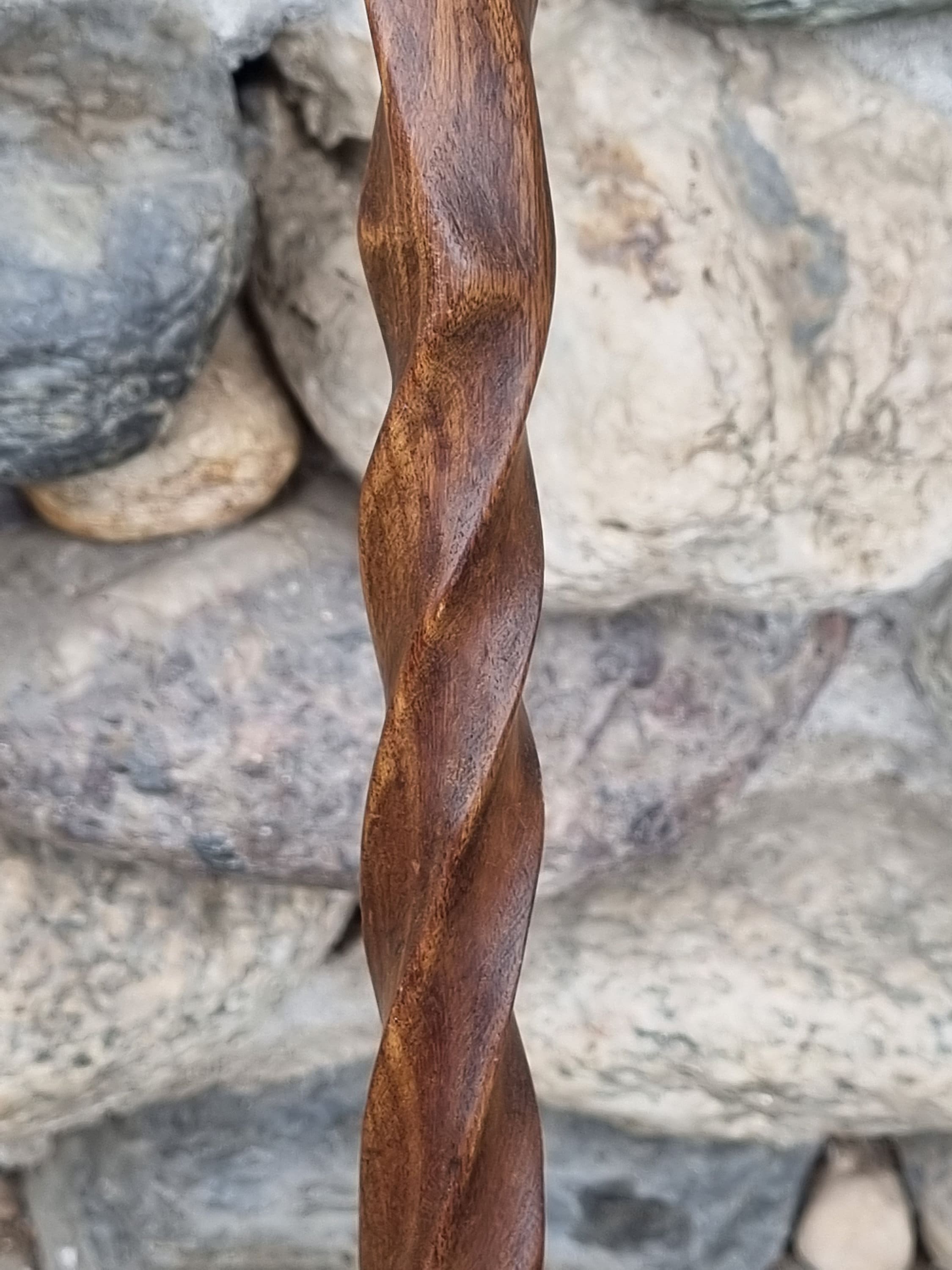 Old Walking Wooden Stick Antique Walking Stick With Horn - Etsy