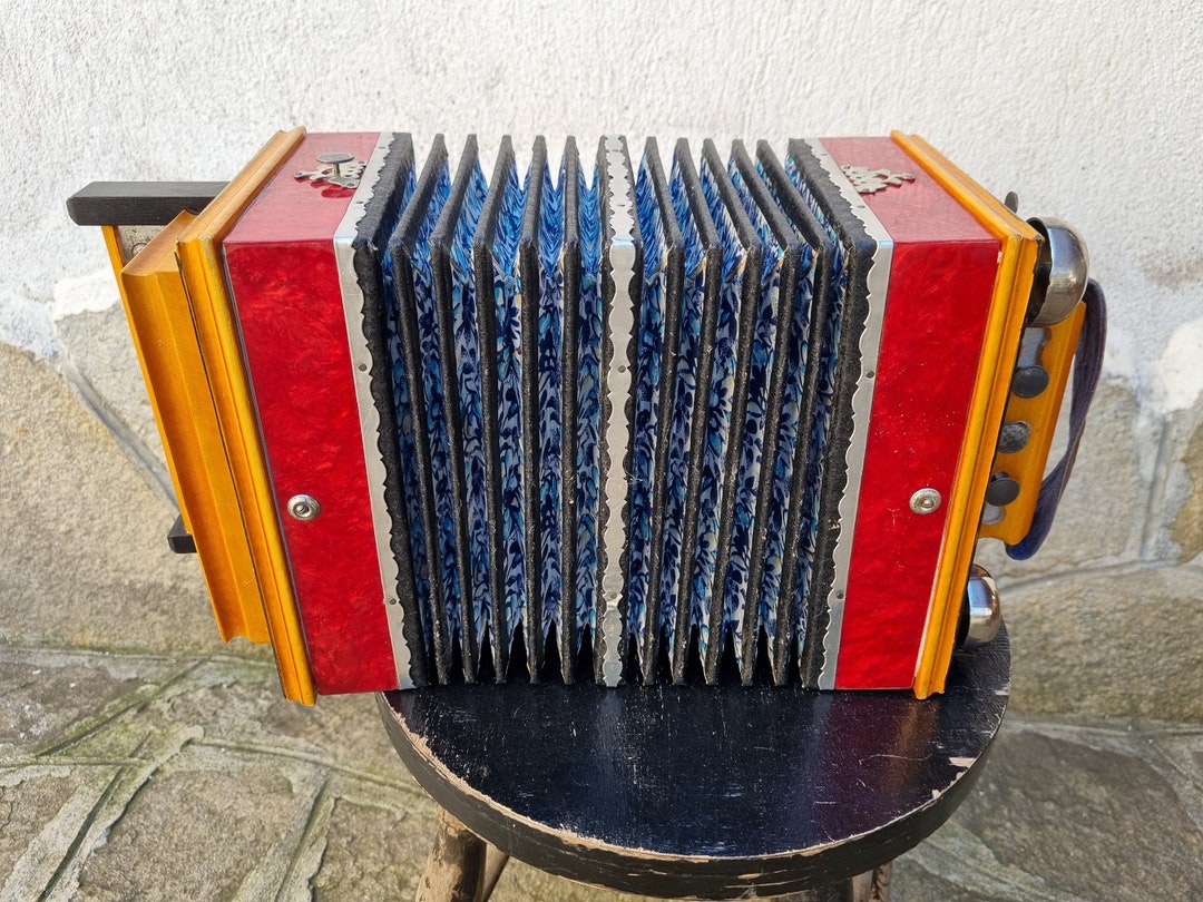 Rare Rusian Accordion USSR Harmonica From Saratov Unique - Etsy