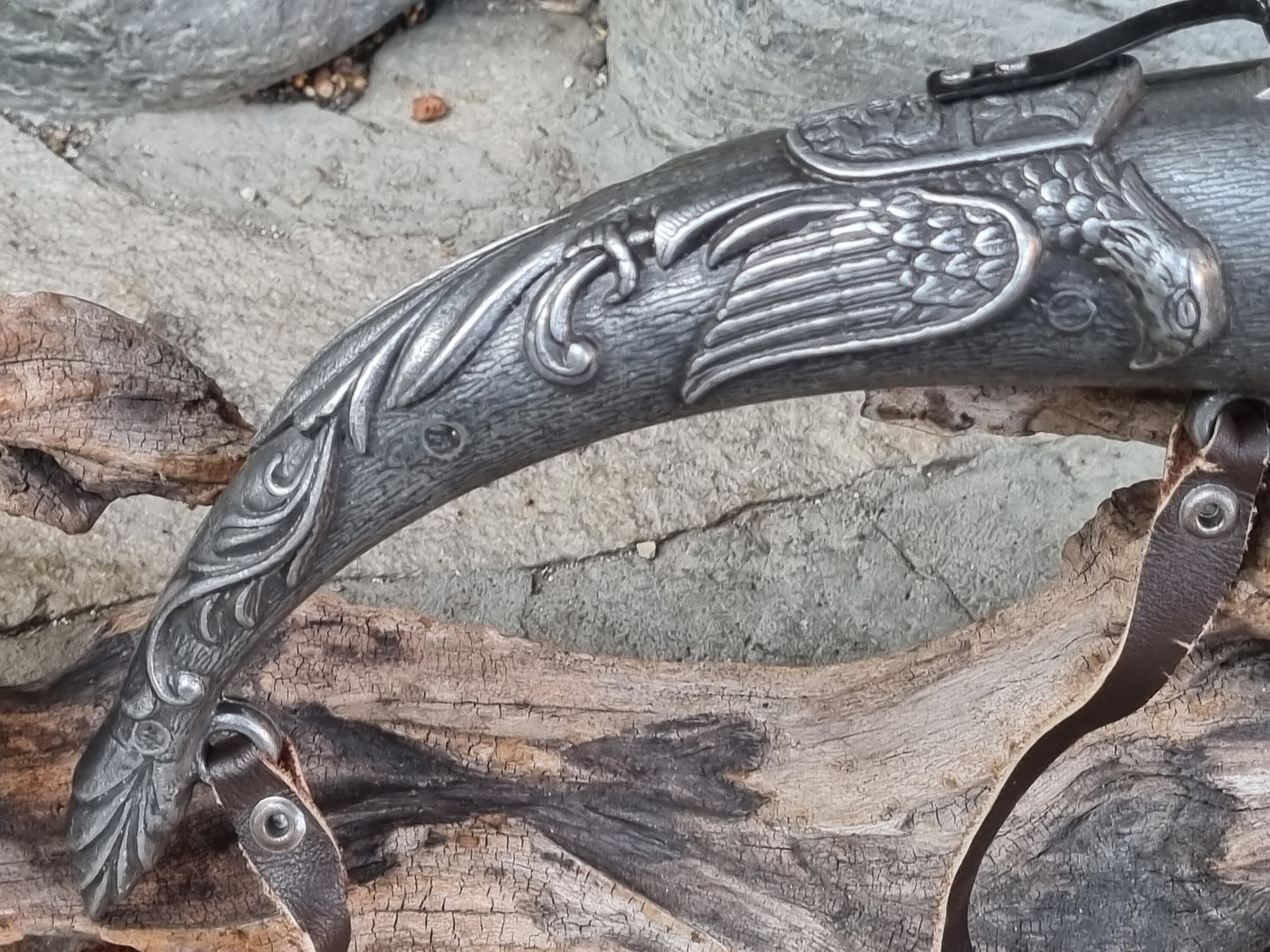 Old Powder Flask Vintage Flask Black Powder Decoration - Etsy