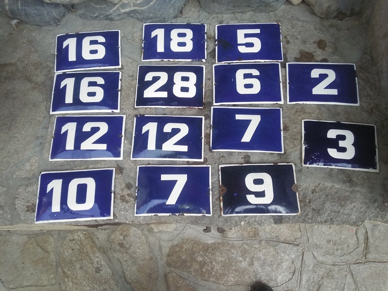 Address Numbers for House French House Numbers Door - Etsy