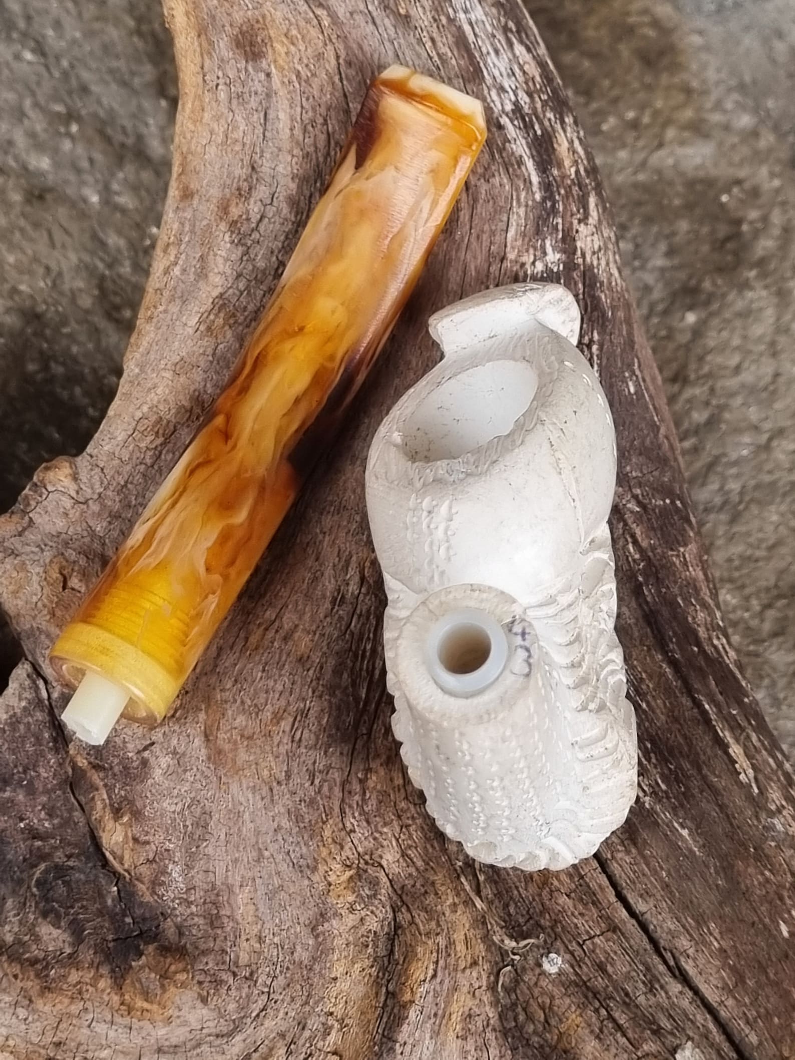 Unique Smoking Pipe Vintage Tobacco Pipe Made of Sea Foam - Etsy