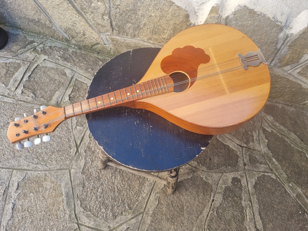 Old Musical Instrument Mandolin Russian Musical Instrument 8 Stringed ...