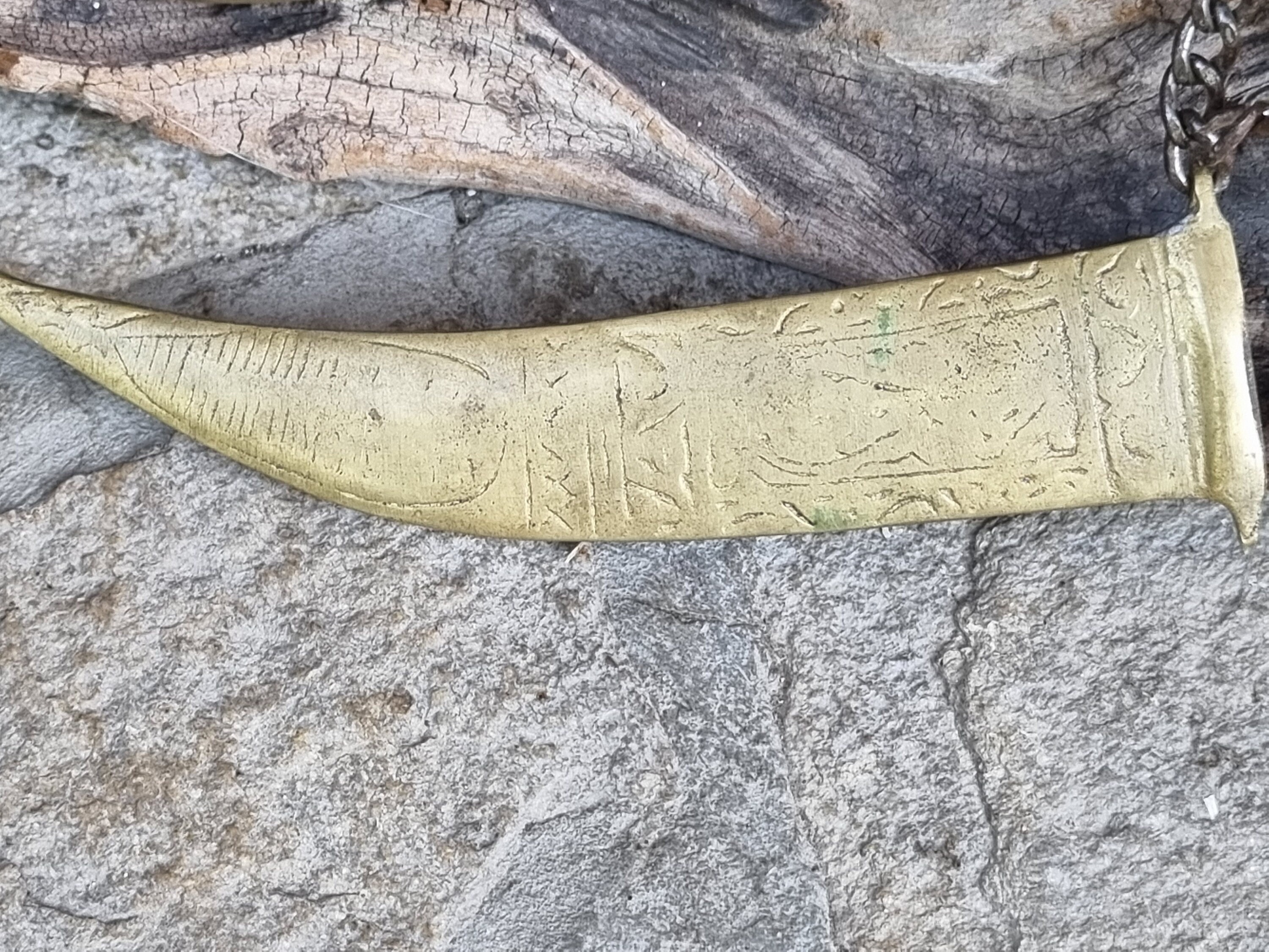 Old Arabic Bronze Knife Arabic Dagger With Bronze Ornaments - Etsy