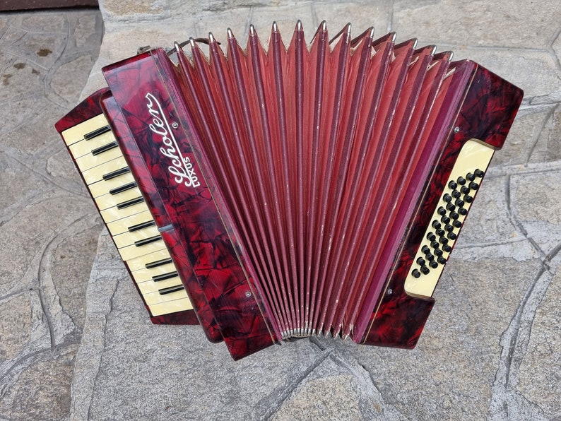 Rare Germany Accordion Fcholer Luxus Vintage Accordion Made in Germany ...