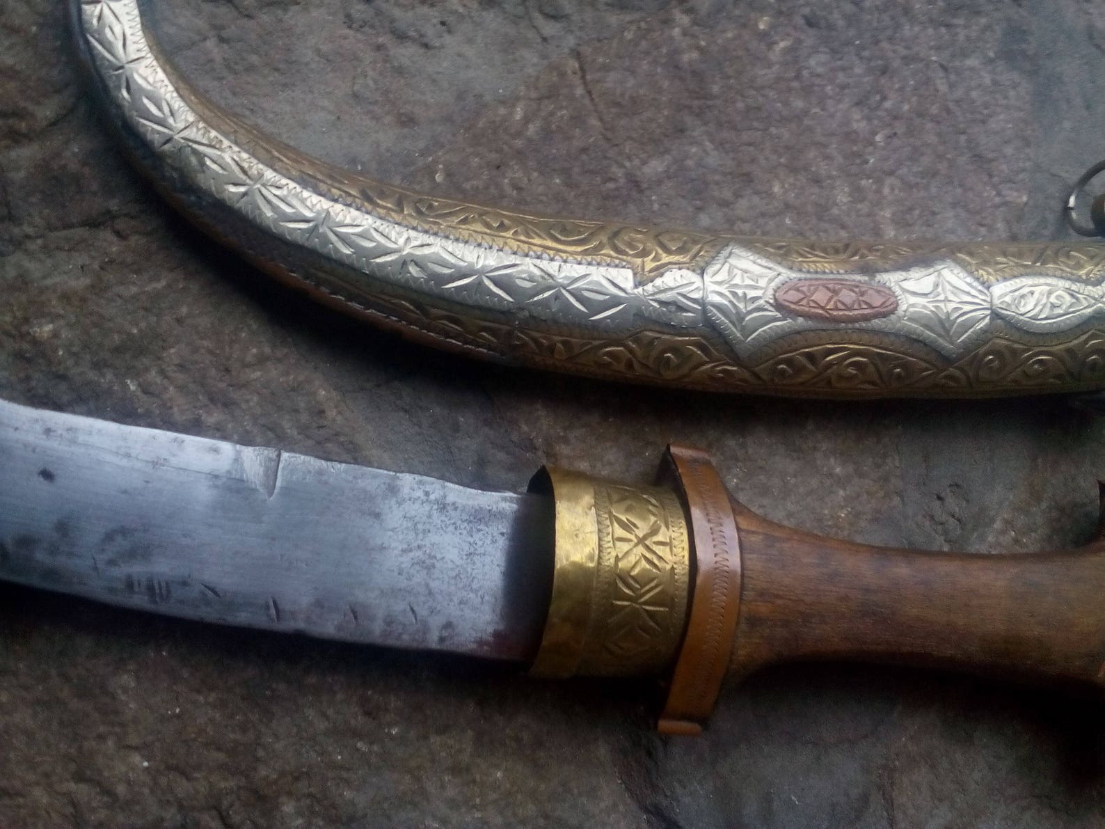 Arabic Knife arabic Innkeeper Old Knife Silver Plated | Etsy