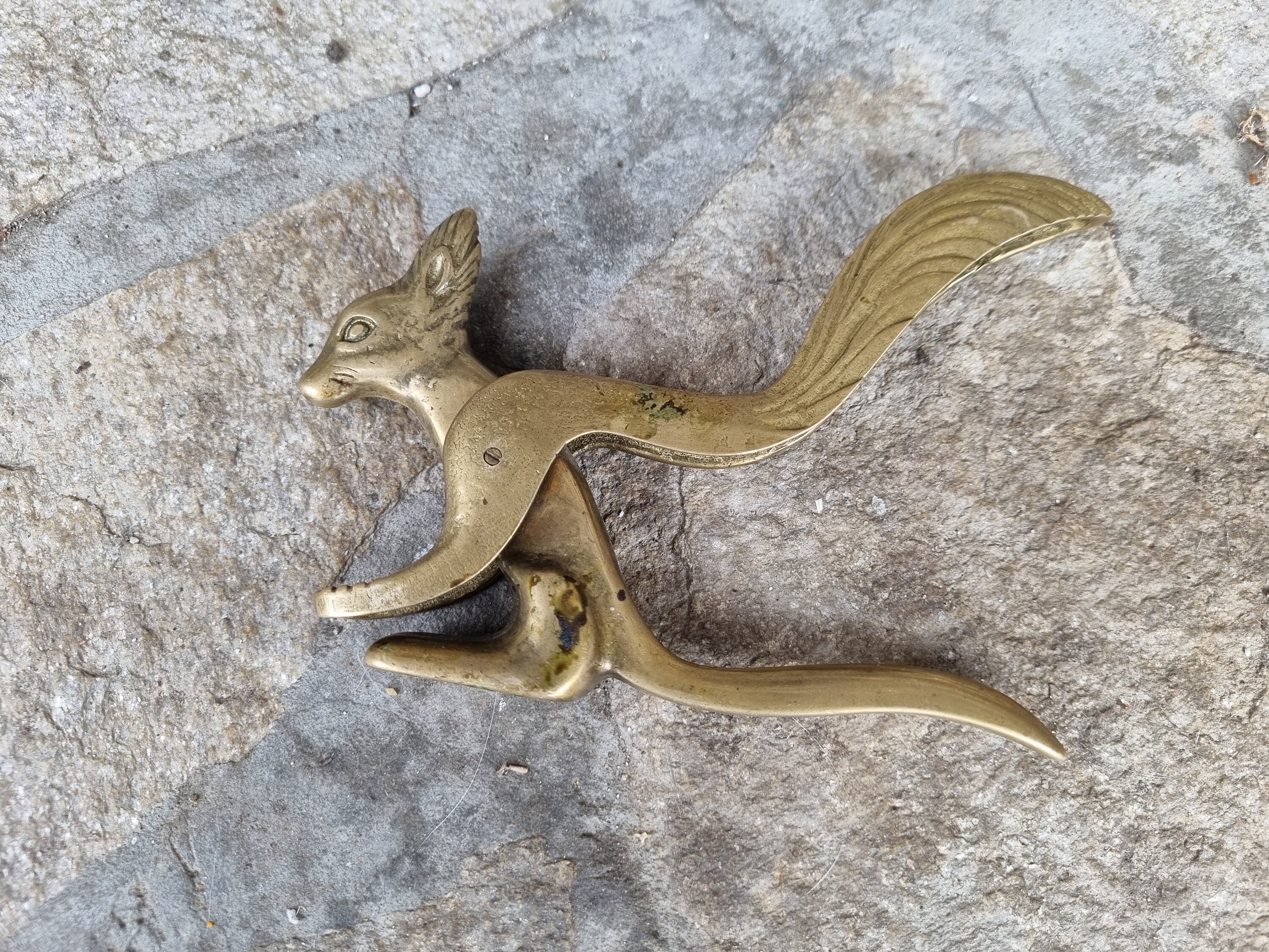 Vintage Brronze Nutcracker Squirrel Rare Nutcracker Squirrel - Etsy