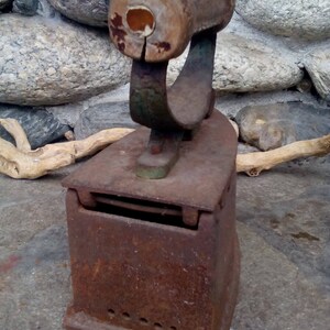 Very Old Iron Vintage Iron 1800's Very Rare Cast Iron Iron Coal ...