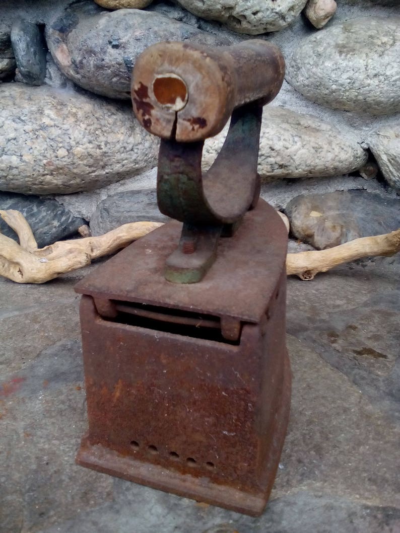 Very Old Iron Vintage Iron 1800's Very Rare Cast Iron - Etsy
