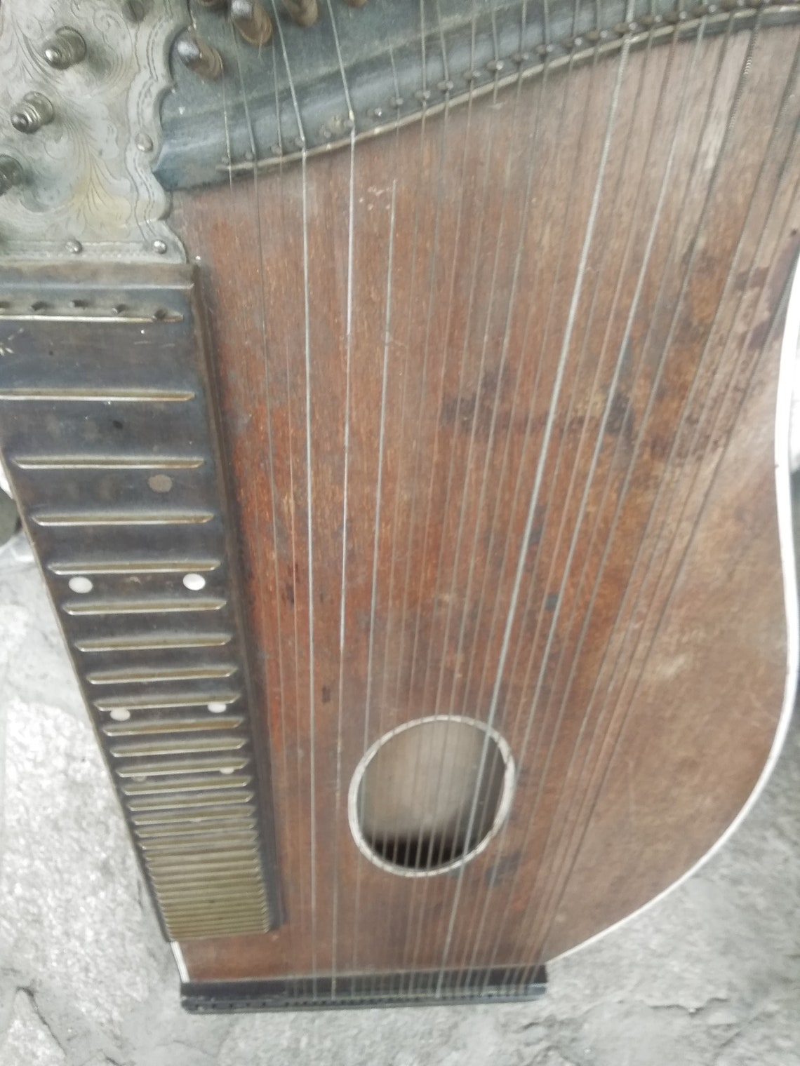 Old German String Instrument ZITHER Very old Guitar Made | Etsy