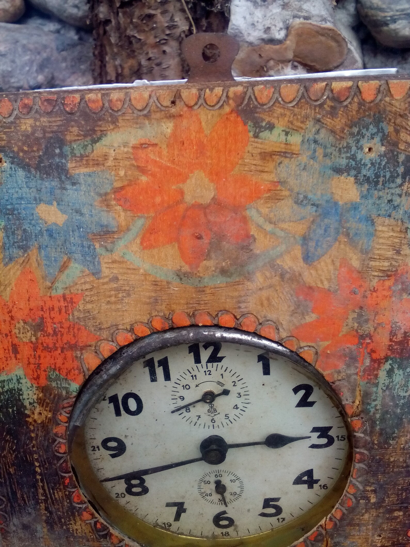 Antique Clock Box and Gustav Becker Alarm Clock Old Wooden - Etsy