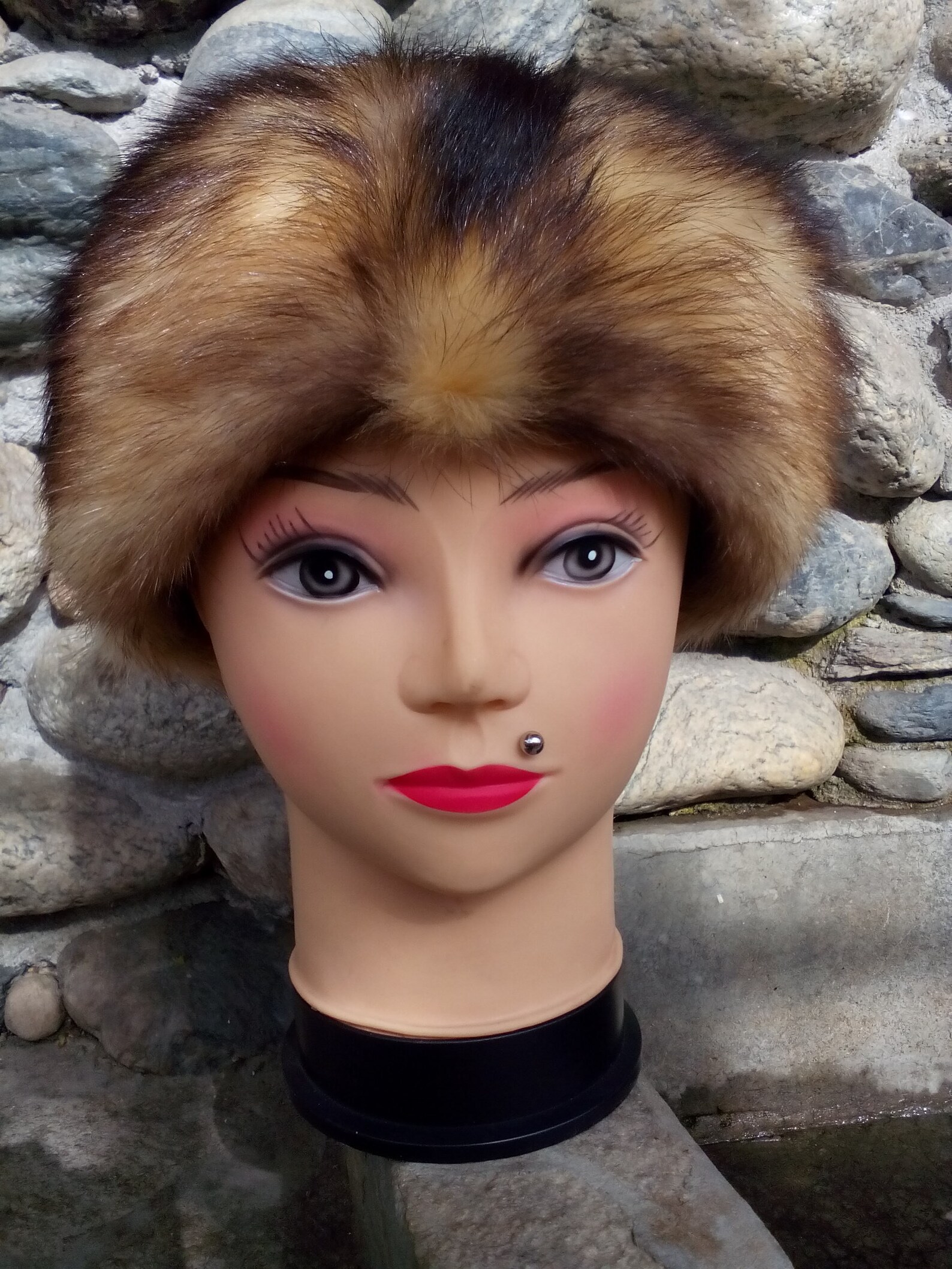 Lady's Hat From Natural Leather Russian Handmade Hat Hat - Etsy