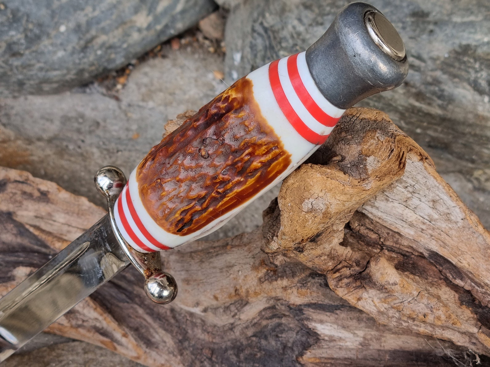 Hand Made Unique Knife an Old Knife With an Horn Handl - Etsy