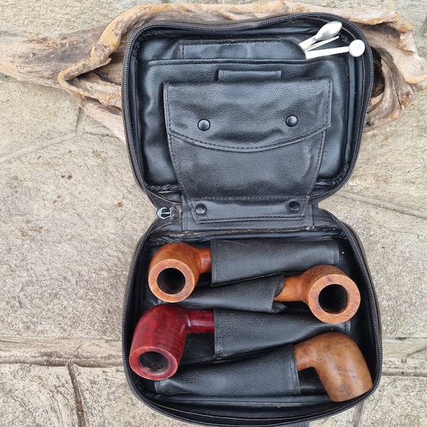 Leather Four Pipes Bag - Etsy