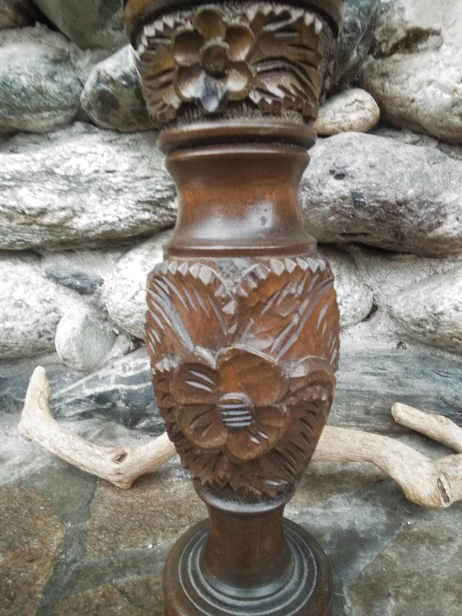 Handmade Wooden Vase Unique Hand Carved Vase Wooden Vase - Etsy