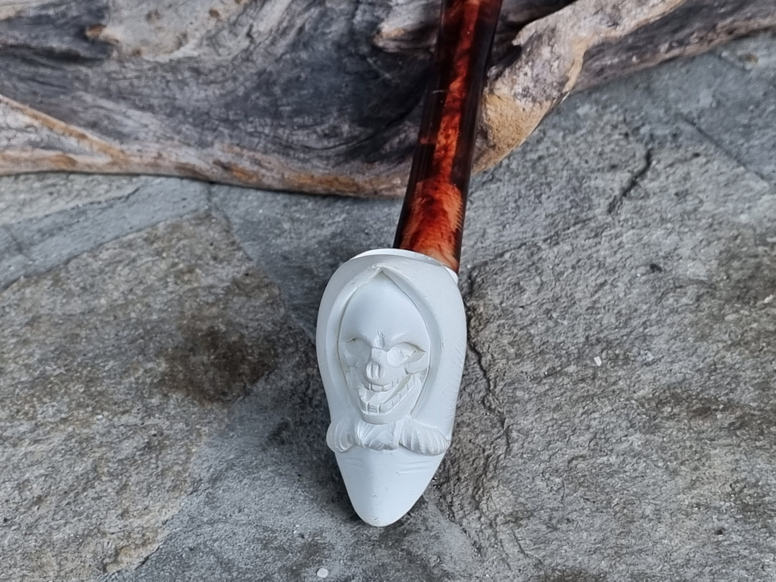 Unique Smoking Pipe Vintage Tobacco Pipe Made of Sea Foam - Etsy