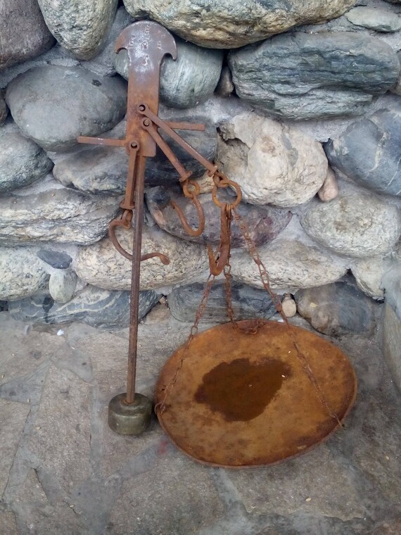 Antique Huge Scales Authentic Old Scales Palanza Vintage | Etsy