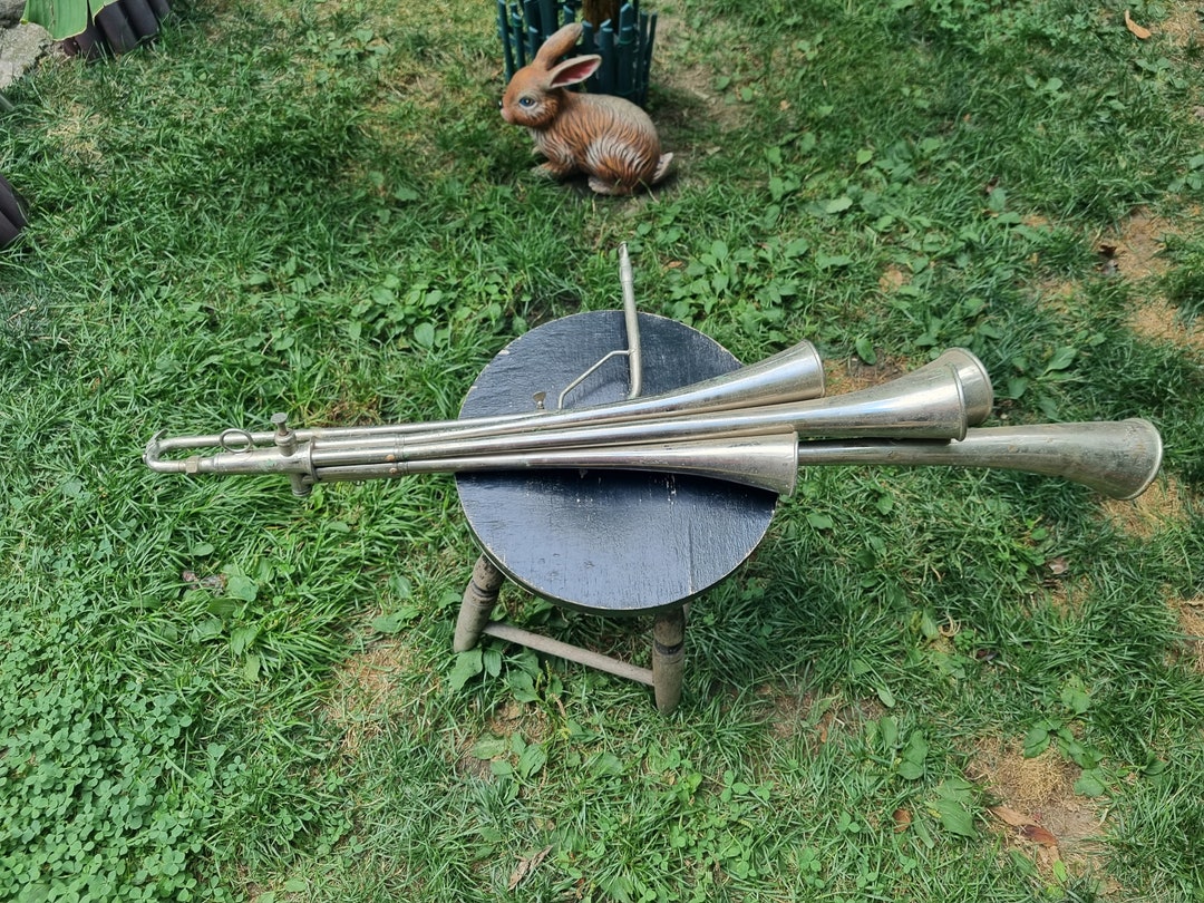 Vintage Trumpet Fanfare - Made in GDR - Copper Antique Trumpet - Rare ...