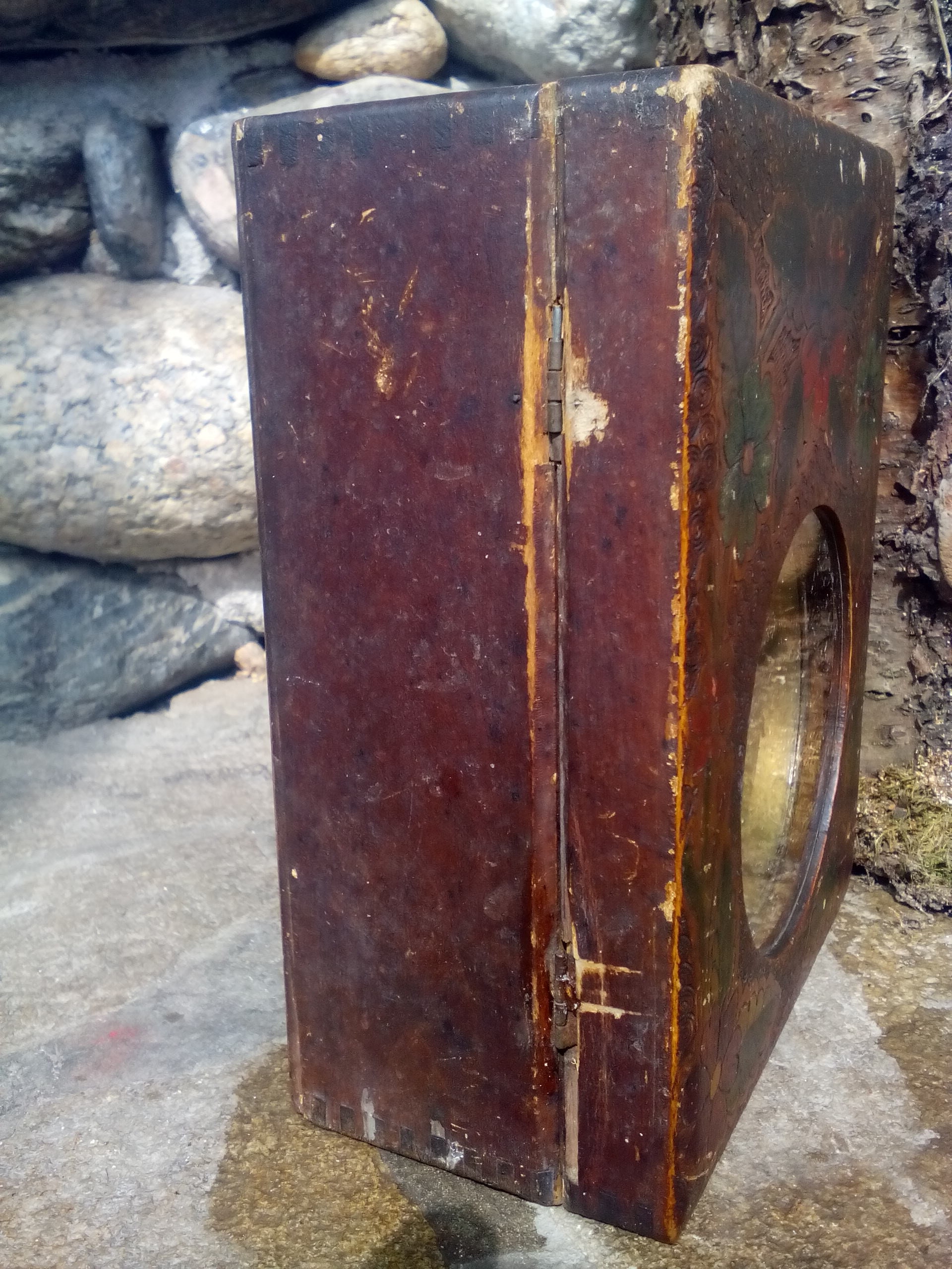 Antique Clock Box and Gustav Becker Alarm Clock Old Wooden - Etsy