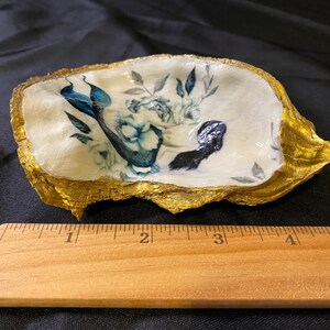 Beautiful Oyster Shell W Mermaid Design, Beach House Decor, Jewelry ...