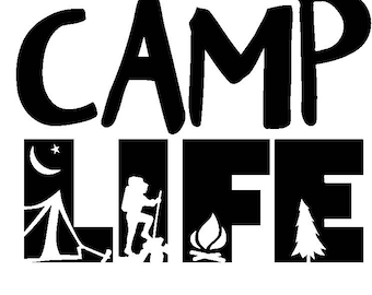 Camp Life Decal | Etsy