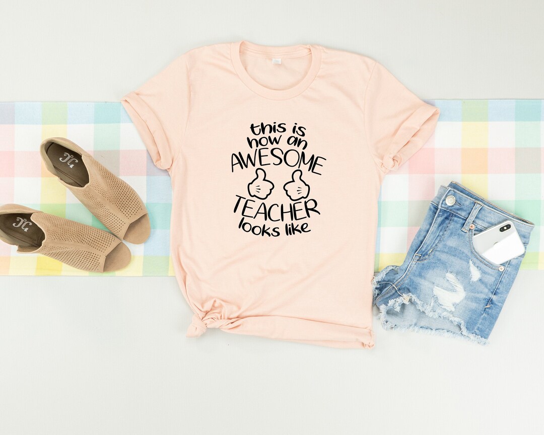 This is How an Awesome Teacher Looks Liketeacherteacher - Etsy