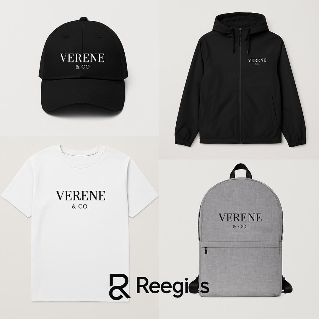 Luxury Serif Logo Template – Canva Editable | Verene Co. Fashion Logo ...