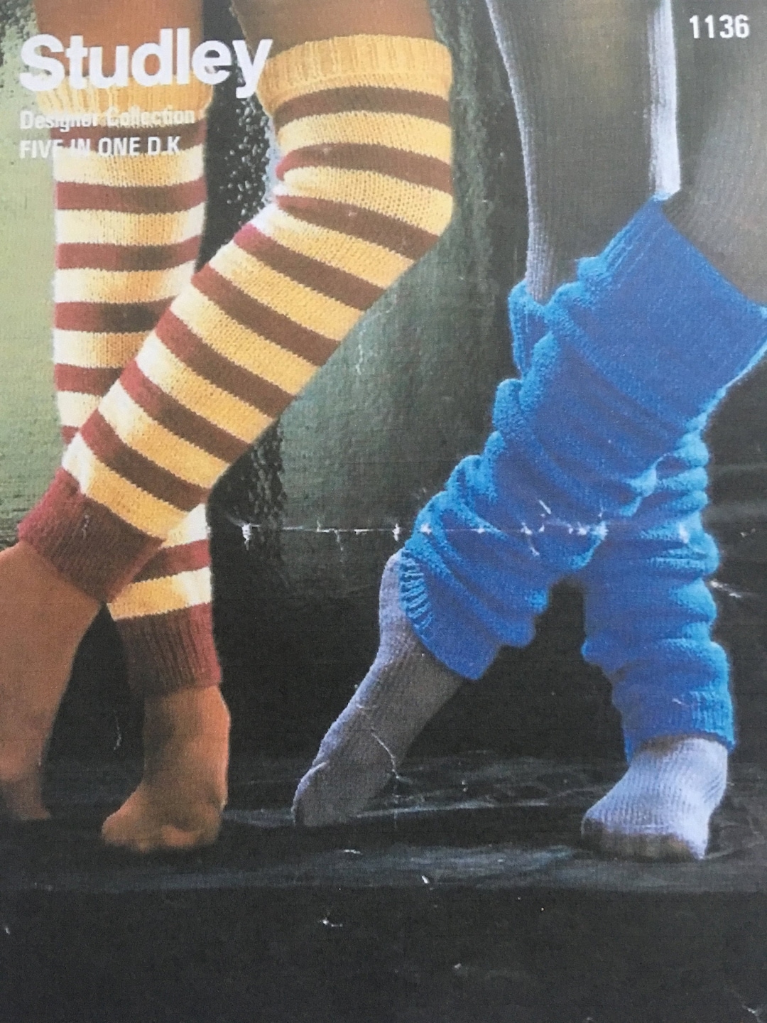 PDF Download Vintage Easy Straight Needles Knitting Studley DK Knitting ...