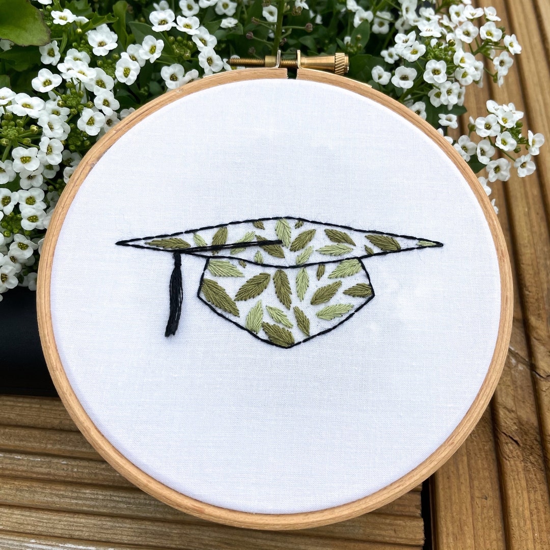 Graduation Cap | Embroidered Graduation Cap | Customisable - Etsy