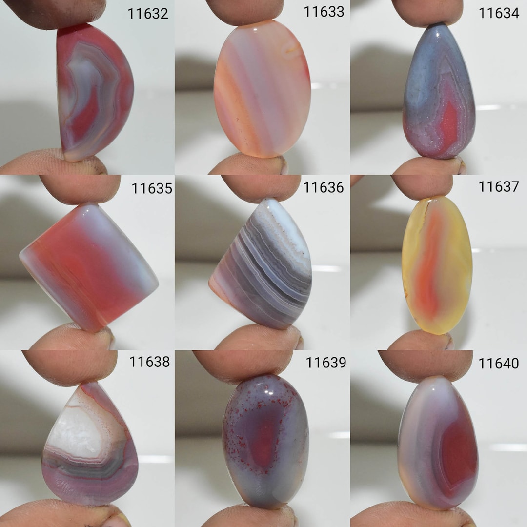 100% Natural Botswana Agate Cabochon, Botswana Agate Gemstone, Botswana Agate Jewelry, Botswana ...