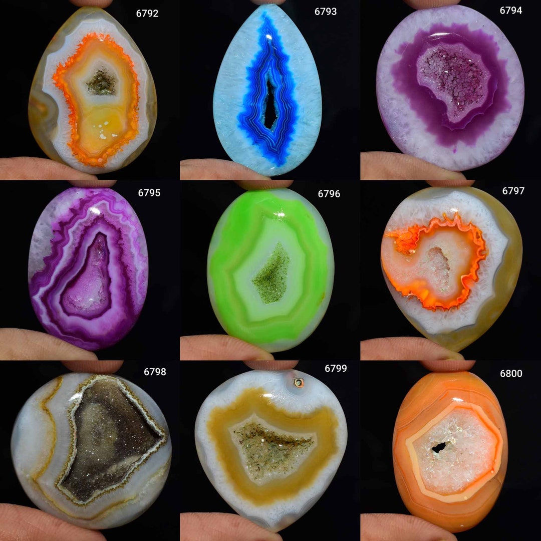 Dyed Agate Stone! Fabulous Big Size Agate Sugar Druzy Cabochon, Natural ...