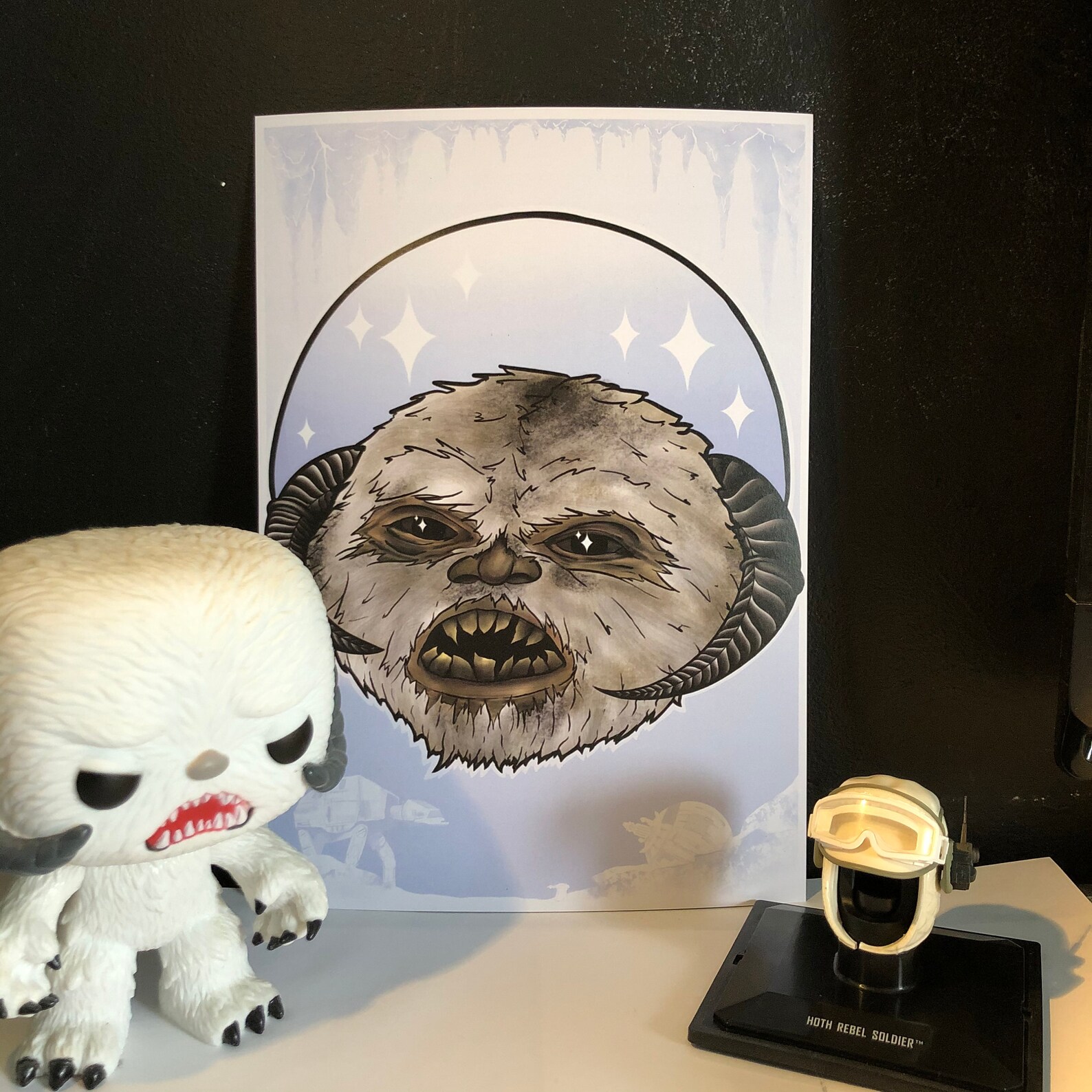The Beastly Wampa Star Wars ART PRINTS - Etsy