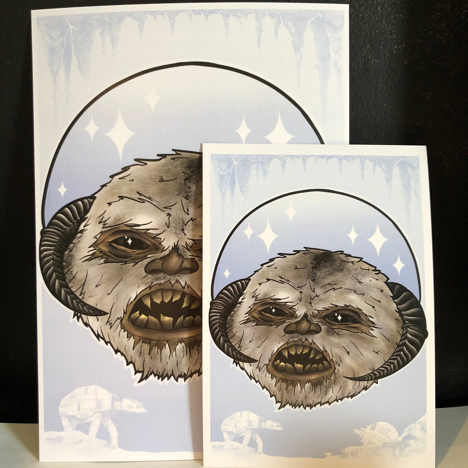 The Beastly Wampa Star Wars ART PRINTS - Etsy