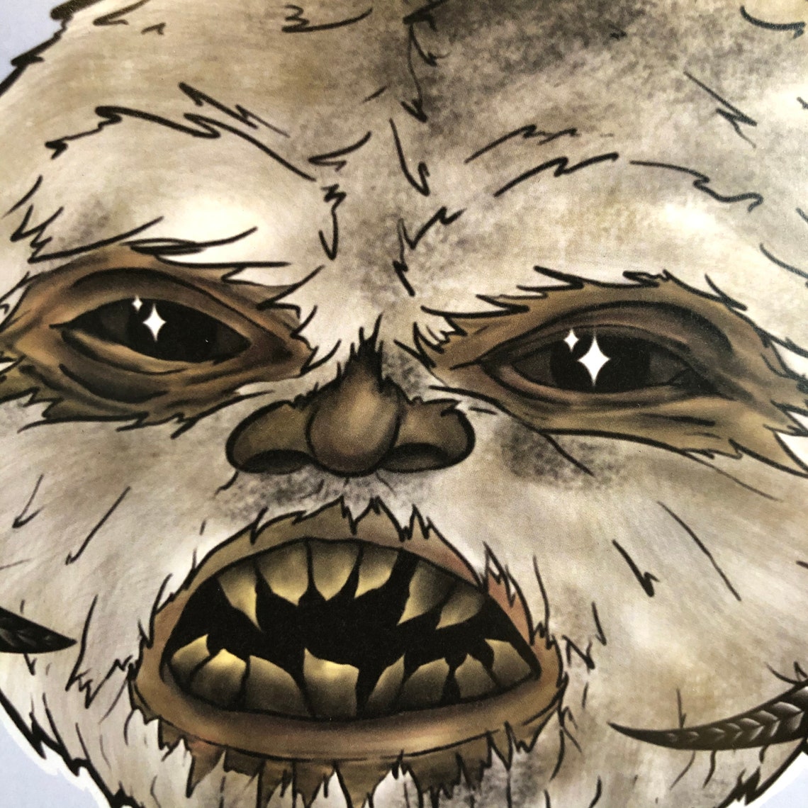 The Beastly Wampa Star Wars ART PRINTS - Etsy
