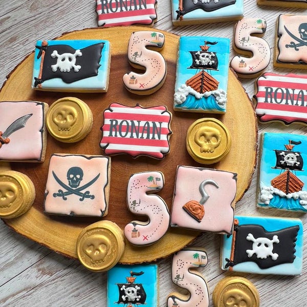 Pirate Cookies - Etsy