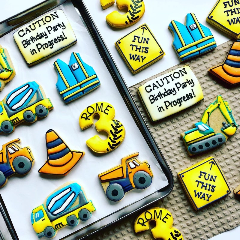 Construction Cookies - Etsy