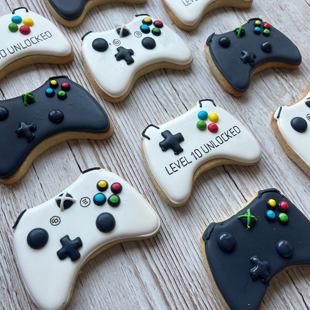 Game Controller Sugar Cookies: Gamer Birthday Party Favors - Etsy