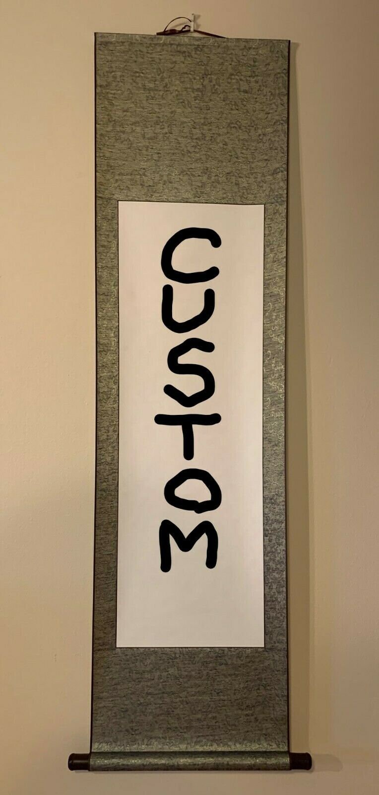 Japanese Calligraphy on Custom Scroll - Etsy
