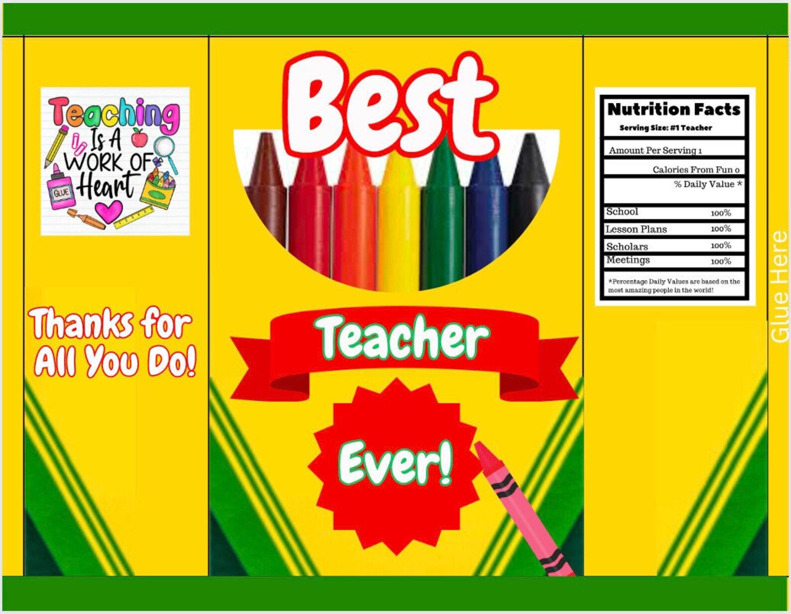Teacher Appreciation Chip Bag Bundle Editable Canva Templates - Etsy