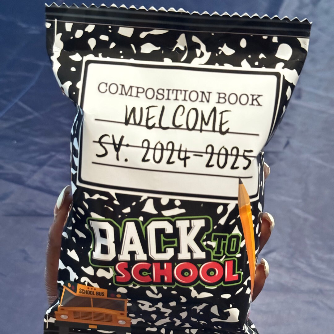 Composition Back to School Digital Template - Etsy