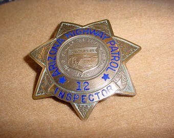 Arizona Police Badge - Etsy